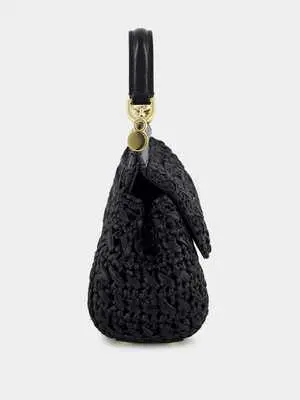 Dolce & Gabbana Sicily Crochet Mini Bag - Black