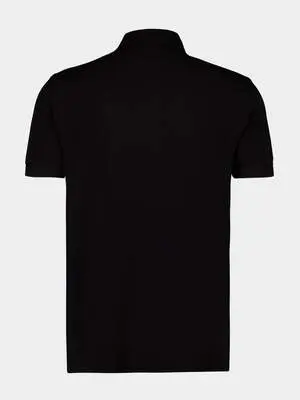 TOM FORD Lyocell Polo Shirt - Black