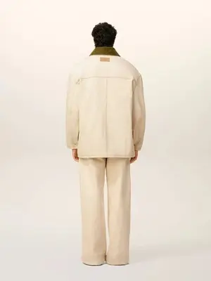 Ami Padded Worker Jacket - Cream