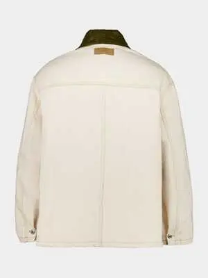 Ami Padded Worker Jacket - Cream