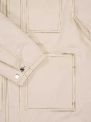 Ami Padded Worker Jacket - Cream