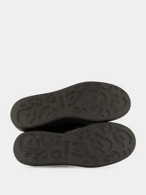 Alexander McQueen Oversized Leather Sneakers - Black