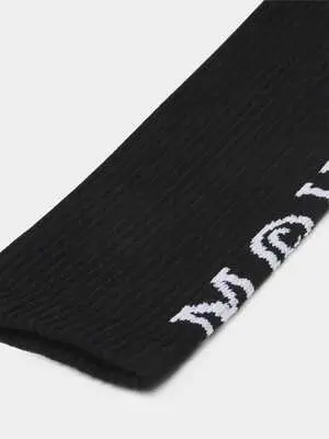 Alexander McQueen Logo Socks - Black