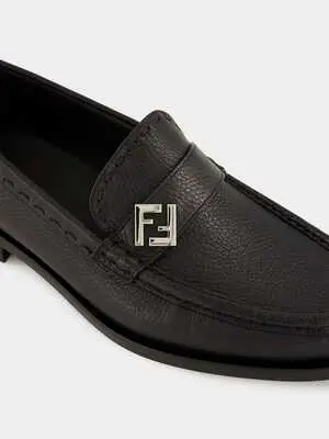 Fendi Ff Metal Selleria Loafers