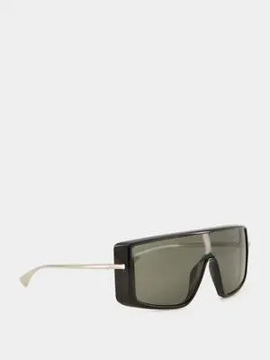 Alexander McQueen T-bar Visor Sunglasses