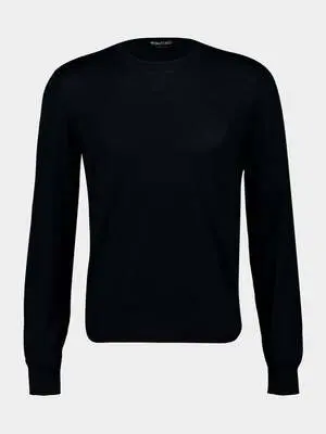 TOM FORD Wool Crew-neck Knitwear - Black