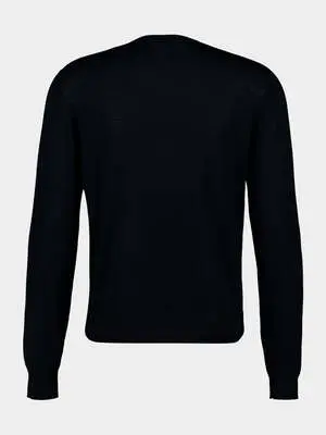TOM FORD Wool Crew-neck Knitwear - Black