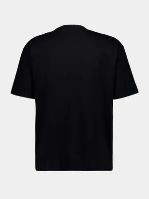 Valentino Garavani Cotton T-shirt With Print - Black