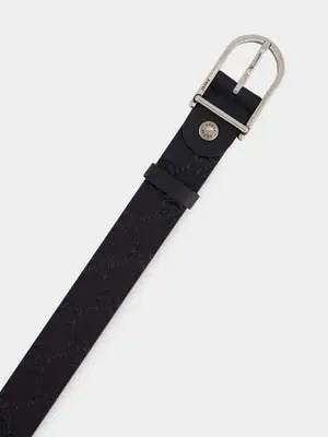 Gucci Gg Embossed Calfskin Belt