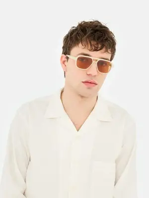 RETROSUPERFUTURE Maneval Cremoso Sunglasses - Cream