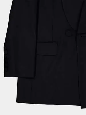 Nina Ricci Wool Gabardine Blazer - Black