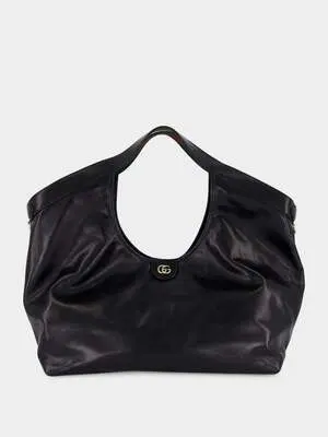 Gucci Giglio Large Tote Bag - Black