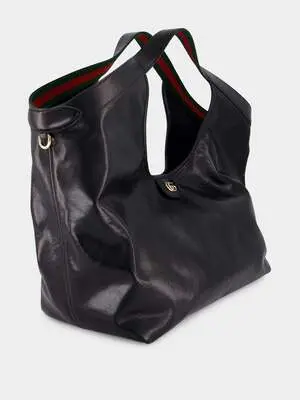 Gucci Giglio Large Tote Bag - Black