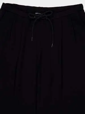 JAMES PERSE Wide-leg Viscose-wool Trousers - Black