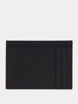 Prada Calf Leather Card Holder - Black
