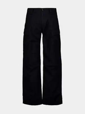 Balenciaga Cotton Straight-fit Cargo Pants - Black