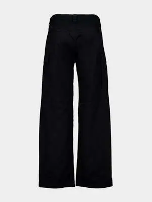 Balenciaga Cotton Straight-fit Cargo Pants - Black