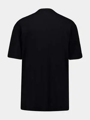 JAMES PERSE Oversized Fit Short-sleeve T-shirt - Black