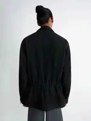 LEMAIRE Soft Wool Field Jacket - Black