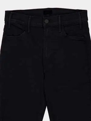 MOTHER Bootcut Jeans In Not Guilty Wash - Black