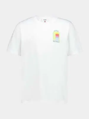 Casablanca L’arche Organic Cotton T-shirt - Black