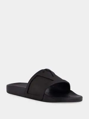 Valentino Garavani Vlogo Pool Slides - Black