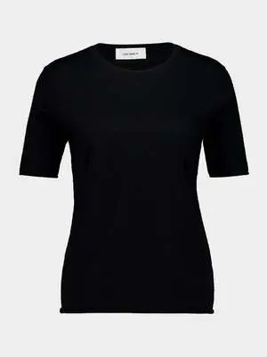 LISA YANG Ari Cashmere T-shirt - Black