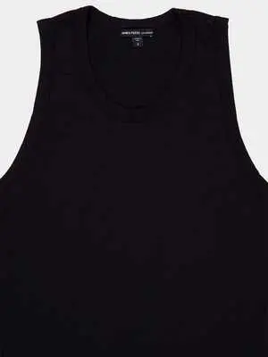 JAMES PERSE Ribbed Cotton-lycra Tank Top