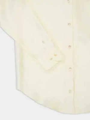 PAULA Silk Twill Shirt - Cream