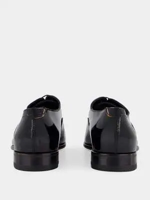 Santoni Patent Leather Oxford Shoes