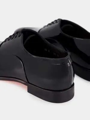 Santoni Patent Leather Oxford Shoes