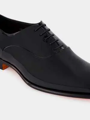 Santoni Patent Leather Oxford Shoes