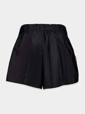 Prada Recycled Nylon High-waist Shorts - Black