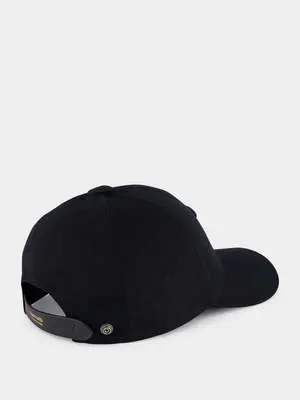 TOM FORD Canvas Cap With Embroidered Logo - Black
