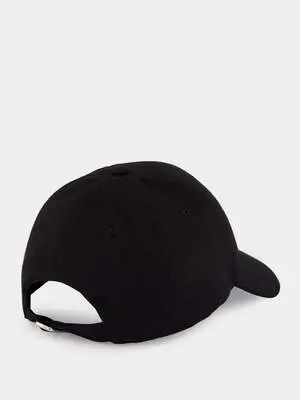 Givenchy Cotton Paris Embroidered Cap - Black