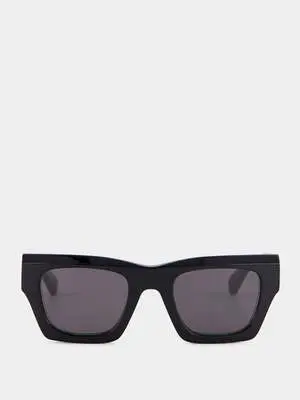 Off-White Davie Rectangular Sunglasses - Black