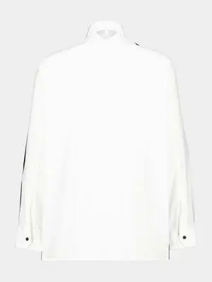MAISON MARGIELA And White Cotton Contrast Shirt