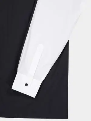MAISON MARGIELA And White Cotton Contrast Shirt