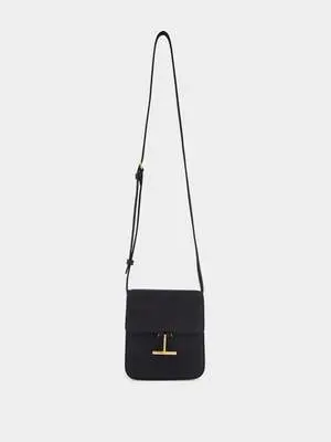 TOM FORD Tara Mini Bag In Smooth Calf Leather - Black