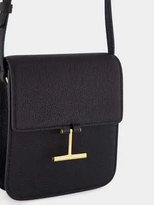 TOM FORD Tara Mini Bag In Smooth Calf Leather - Black