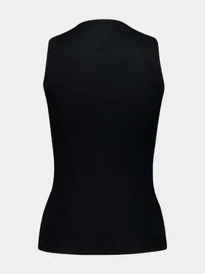 LISA YANG Ina Cashmere Tank Top - Black