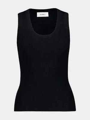 LISA YANG Ina Cashmere Tank Top - Black