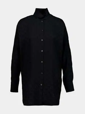 FERRAGAMO Silk Blouse With Sash Collar