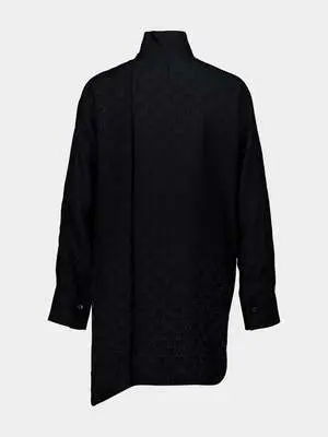 FERRAGAMO Silk Blouse With Sash Collar