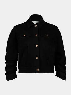 GABRIELA HEARST Adira Cropped Denim Jacket