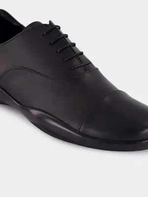 Prada Toblach Laced Leather Shoes
