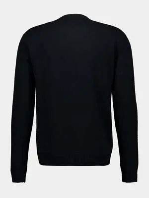 Valentino Garavani Wool Jumper With Inlaid V