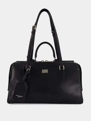 Dolce & Gabbana Vittoria Calfskin Bag - Black