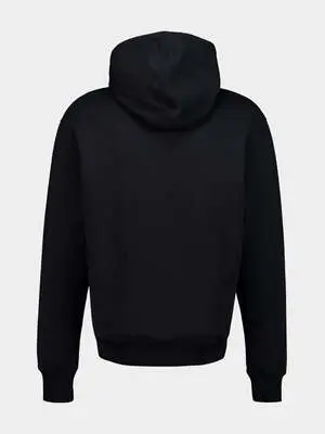 AMI Paris De Coeur Hooded Sweatshirt - Black
