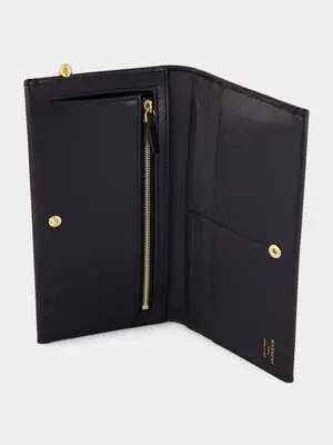 Givenchy Leather Pinch Long Wallet